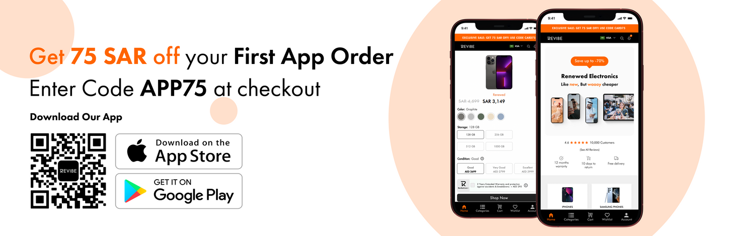 Revibe | Refurbished Electronics in Saudi Arabia | Smartphones, Laptops