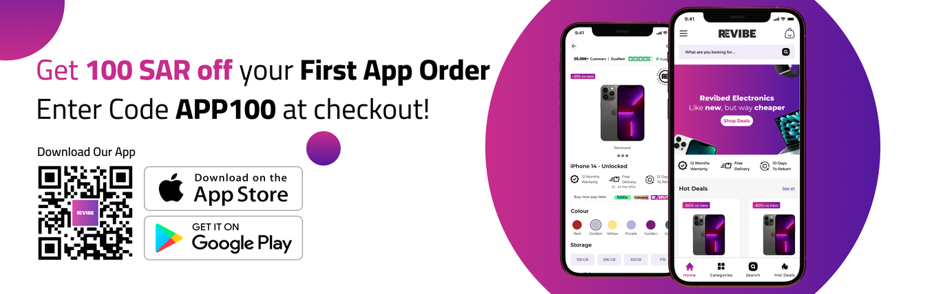 Revibe | Refurbished Electronics in Saudi Arabia | Smartphones, Laptops
