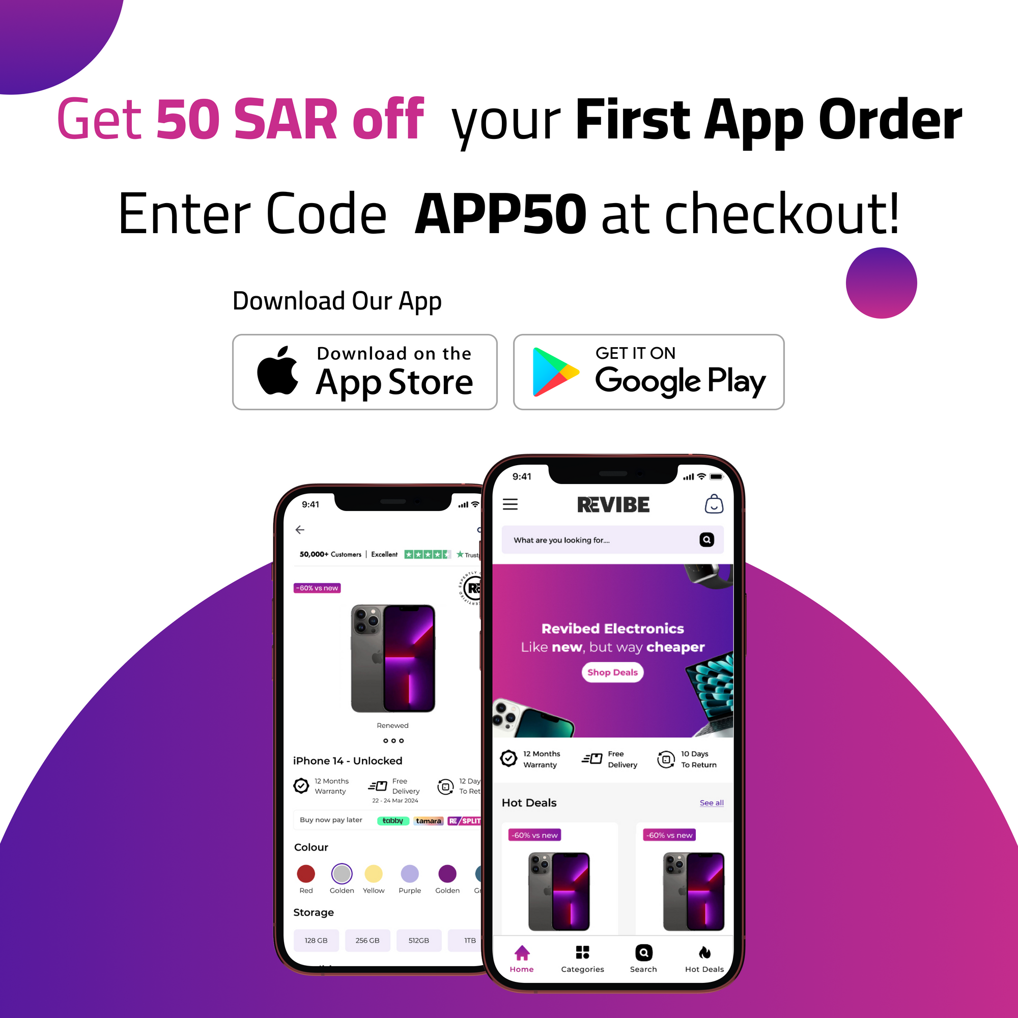 Revibe | Refurbished Electronics in Saudi Arabia | Smartphones, Laptops