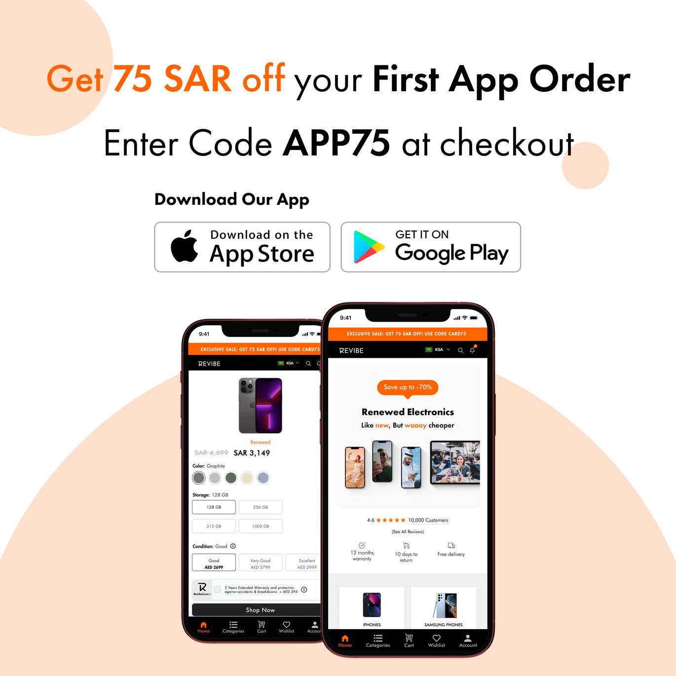 Revibe | Refurbished Electronics in Saudi Arabia | Smartphones, Laptops